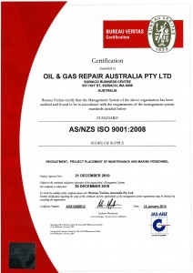 ISO 9001 Certificate - Linc Personnel Labour Hire